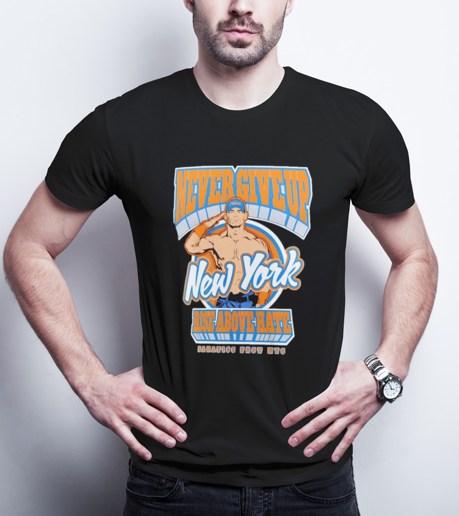 Never Give Up Rise Above Hate New York Manhasset Fest 2026 T-Shirt