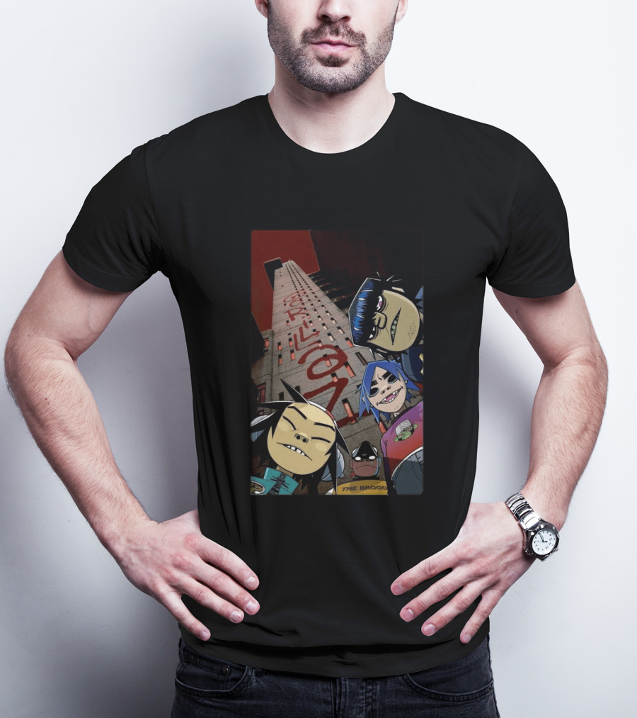 GORILLAZ Trellick Tower Characters The Brood T-Shirt
