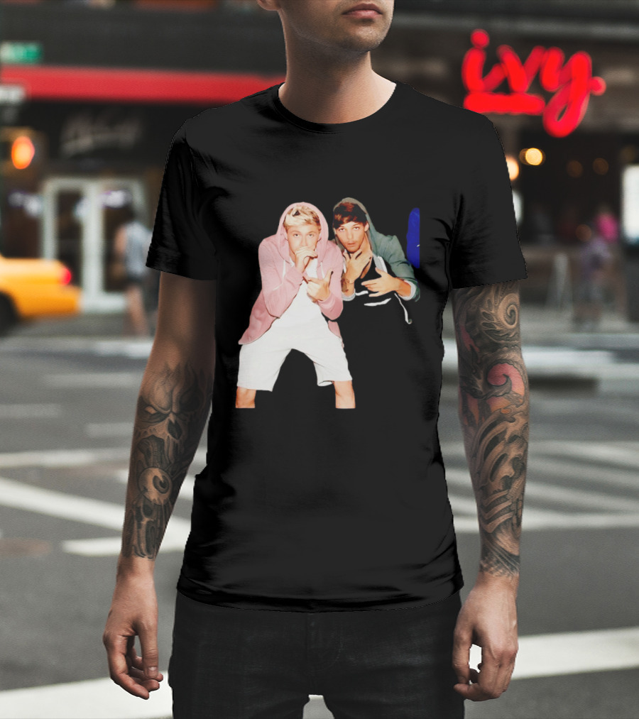 Niall Horan Louis Tomlinson One Direction Pose T-Shirt