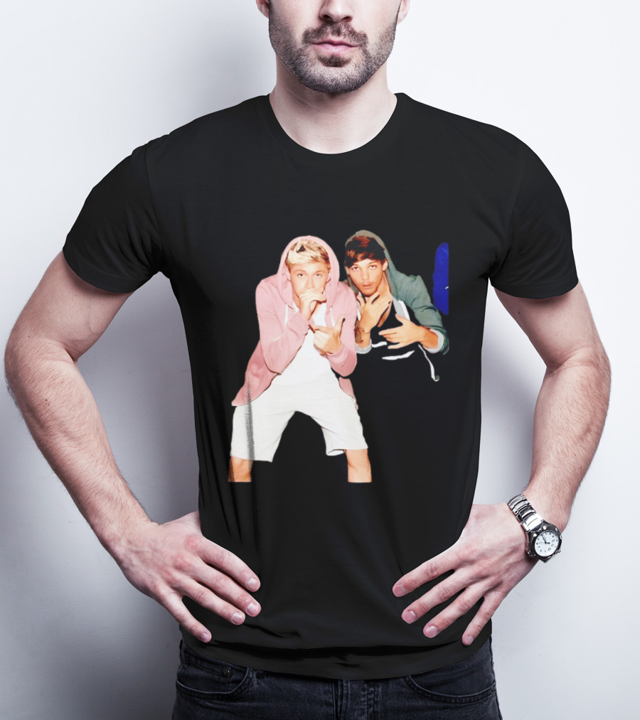 Niall Horan Louis Tomlinson One Direction Pose T-Shirt