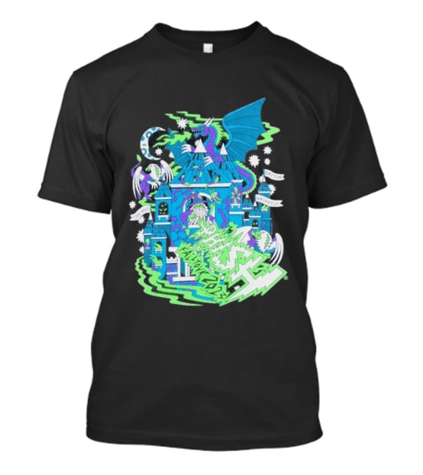 Phish Fall 2023 Crumbling Castle Chicago Nashville Dayton Dragon Fantasy T-Shirt