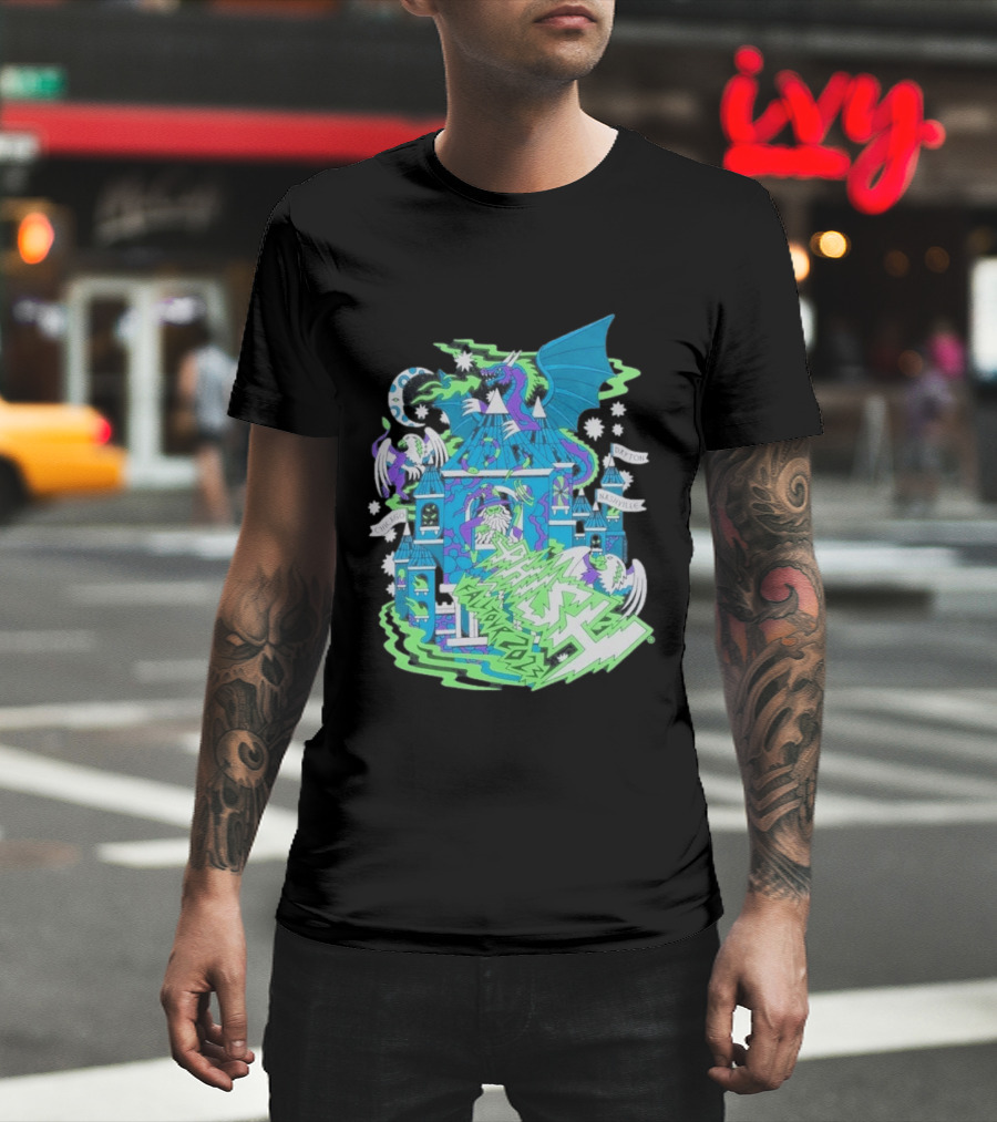 Phish Fall 2023 Crumbling Castle Chicago Nashville Dayton Dragon Fantasy T-Shirt