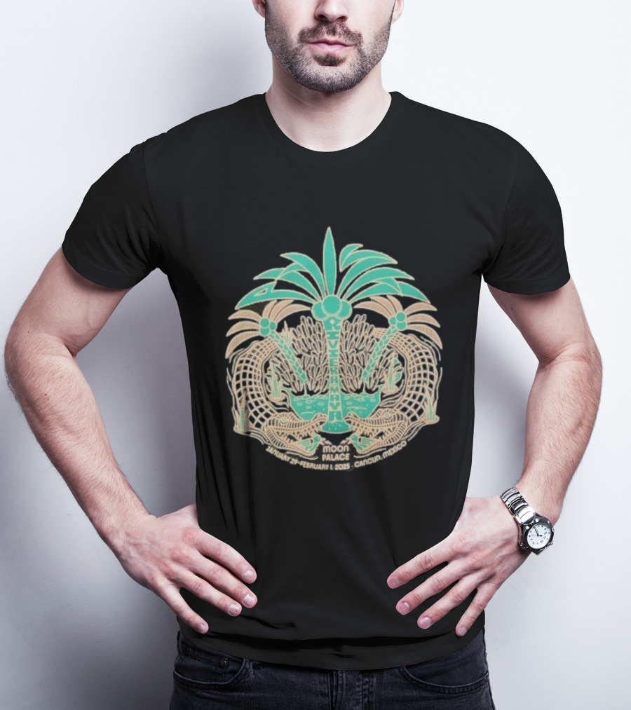 Phish Riviera Maya Moon Palace January 2025 Cancun Mexico Coconut Gators T-Shirt