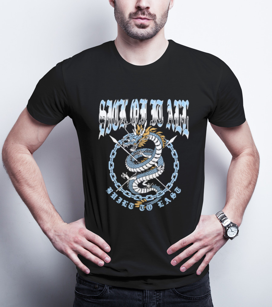 Sick Of It All Built To Last Dragonchain Snake T-Shirt