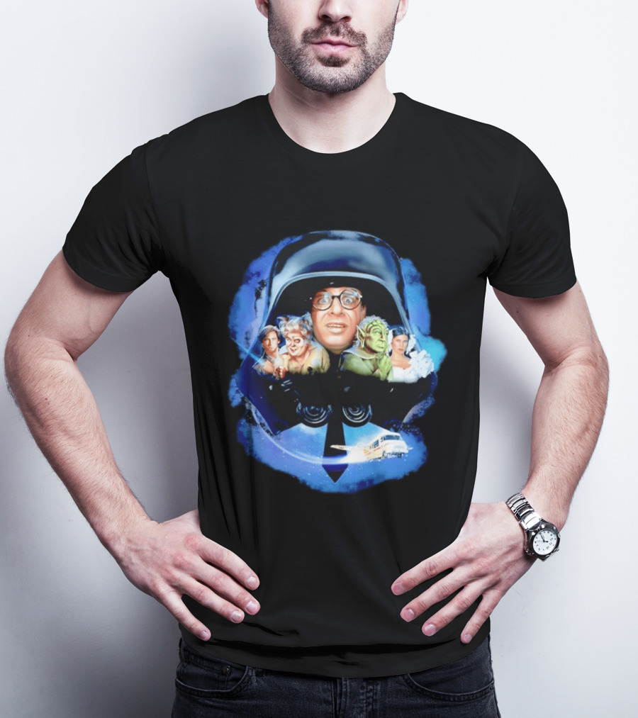 Spaceballs 2 Dark Helmet Rick Moranis Sci Fi Comedy Movie Cast Spaceship T-Shirt