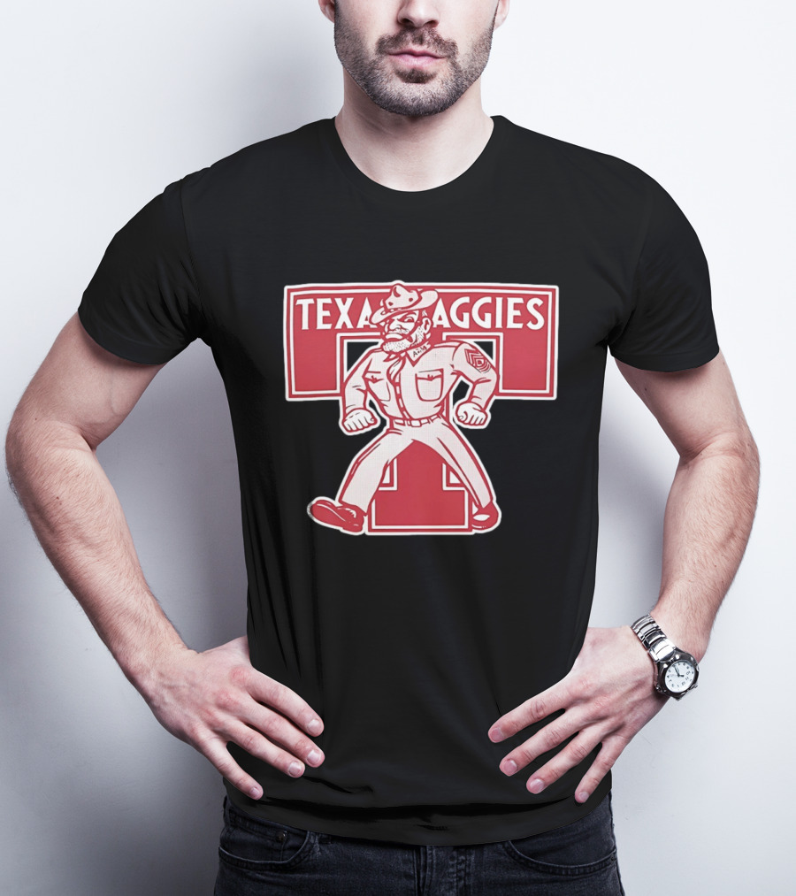 Texas Aggies Reveille Station Old Sarge AMT T-Shirt