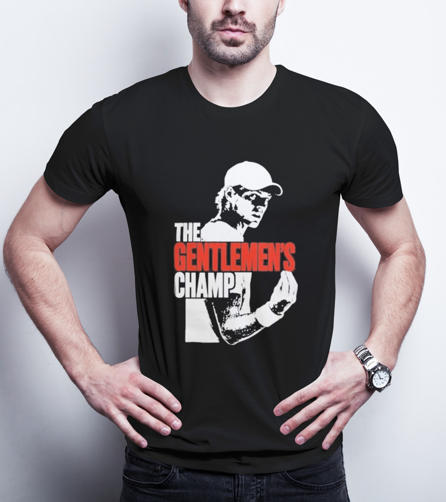 The Gentlemen's Champ Jannik Sinner Italian Gesture T-Shirt
