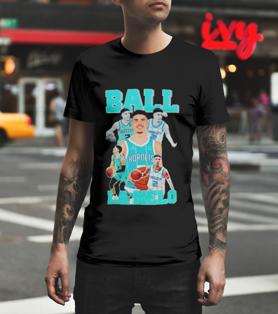 LaMelo Ball Hornets Buzz City Charlotte NBA T-Shirt