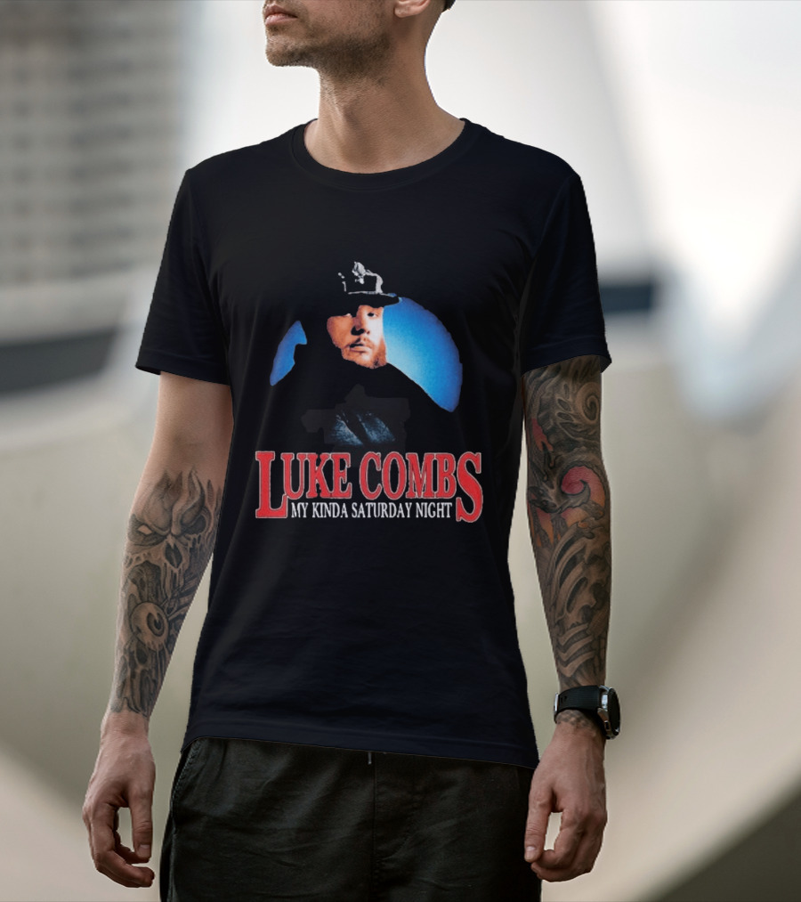 Luke Combs My Kinda Saturday Night Tour UK EU Pop Up London Dublin Edinburgh T-Shirt