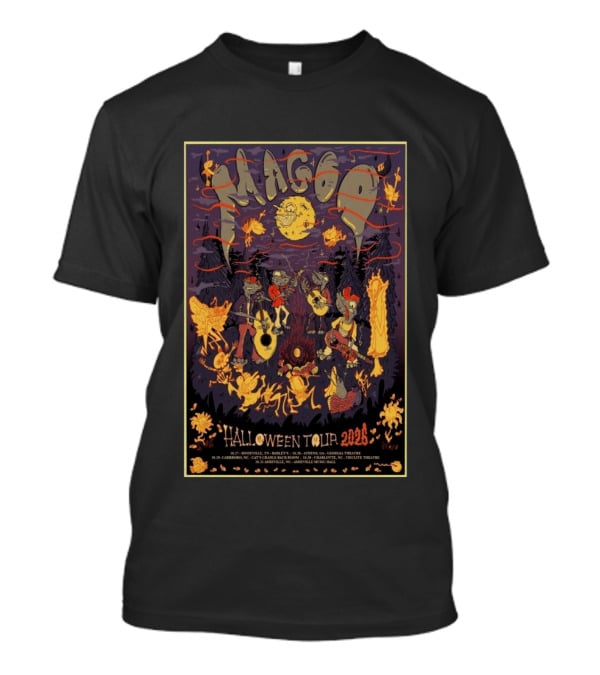 Magoo Halloween Tour 2026 Concert Dates And Locations T-Shirt