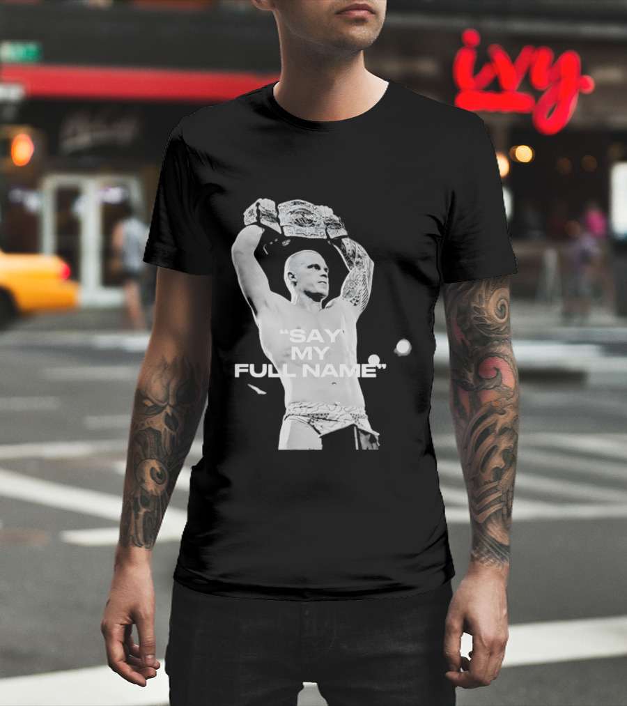 Ilja Dragunov WWE Say My Full Name Wrestling Champion T-Shirt