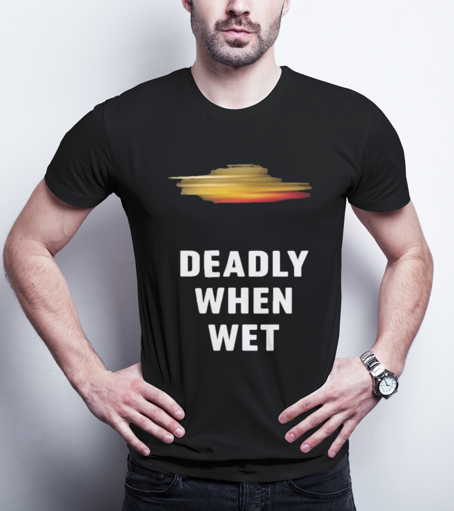 Deadly When Wet UFO Saucer Vortex T-Shirt