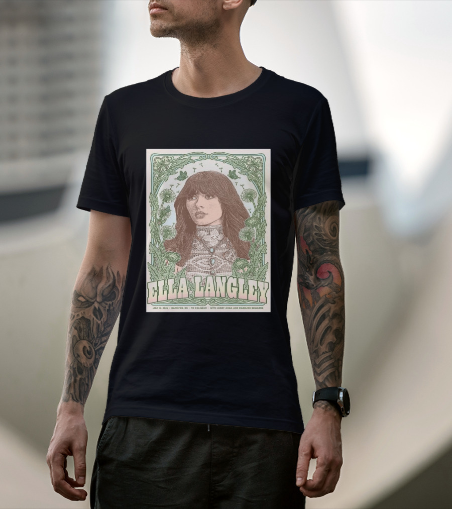 Ella Langley July 16 2026 Hamilton TD Coliseum With Avery Anna Madeline Edwards T-Shirt