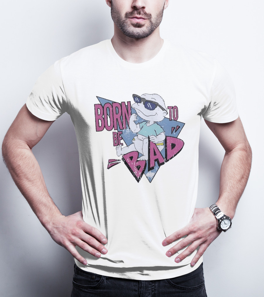 Born To Be Bad 90s Cartoon Baby Sunglasses T-Shirt