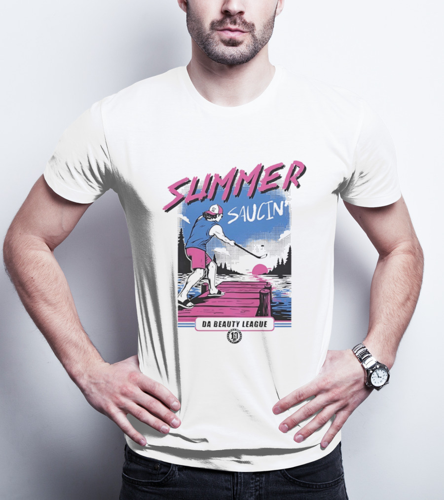 Summer Saucin Da Beauty League Hockey T-Shirt