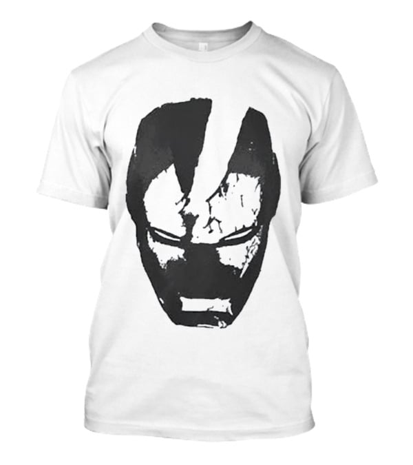 Robert Downey Jr Tony Stark Iron Man Helmet T-Shirt