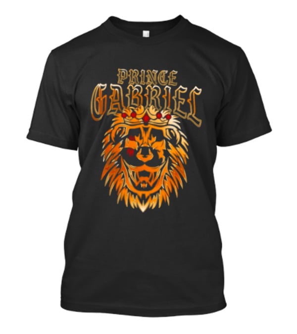 Prince Gabriel Lion King Crown Royal King T-Shirt
