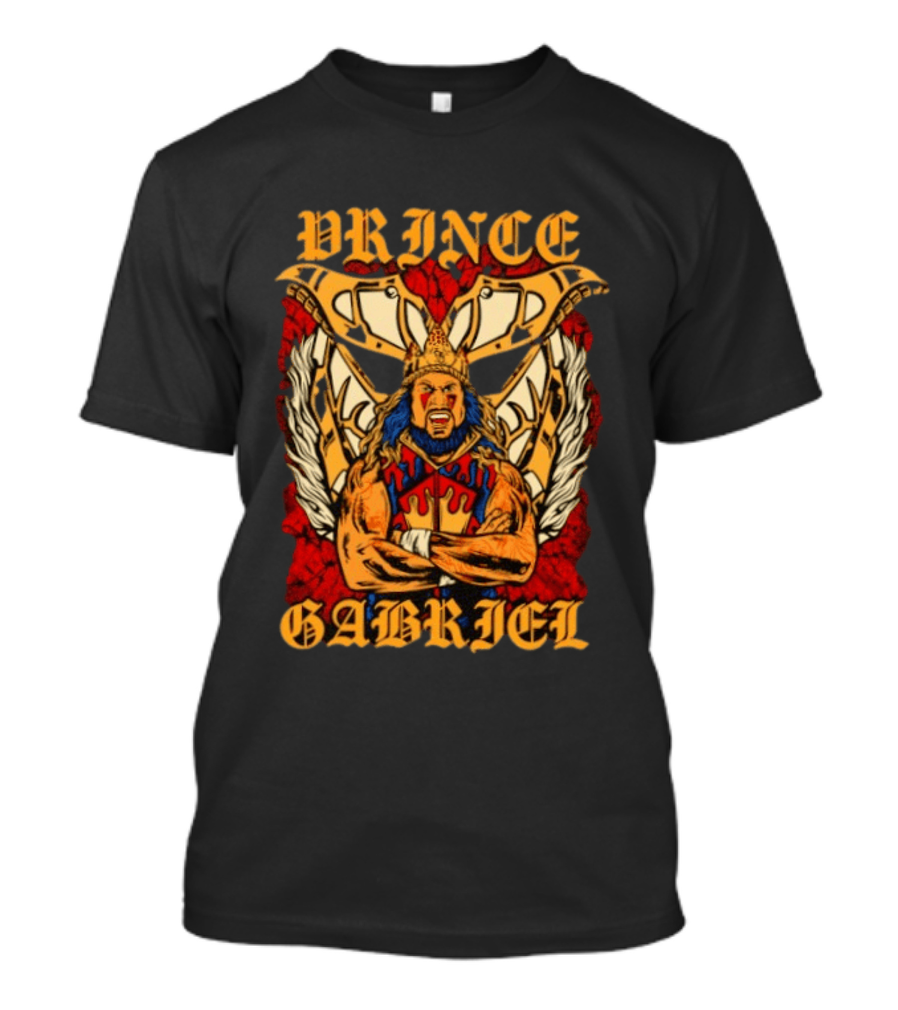 Prince Gabriel WWE Royal Warrior Wings T-Shirt