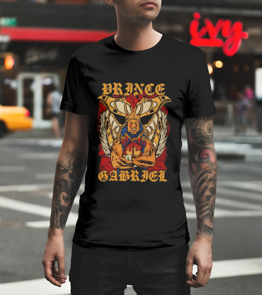 Prince Gabriel WWE Royal Warrior Wings T-Shirt