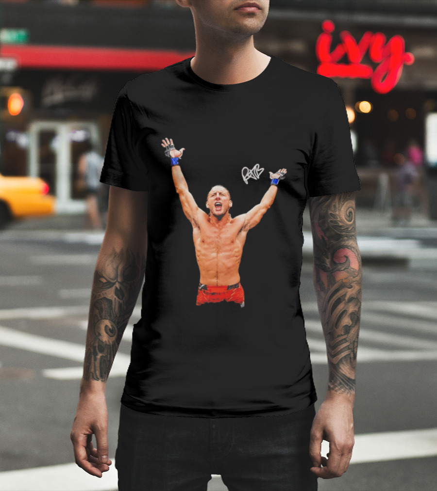 Ryan Hall UFC 2026 Victory Celebration Champion Pose T-Shirt