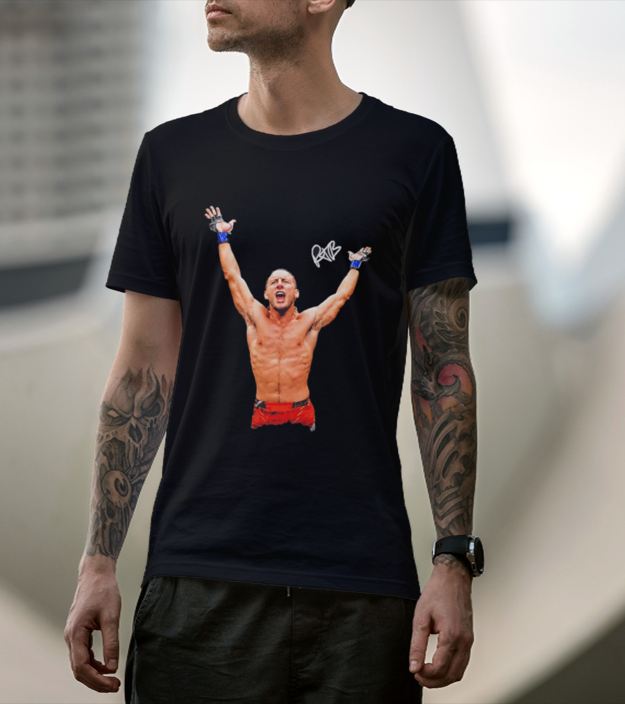 Ryan Hall UFC 2026 Victory Celebration Champion Pose T-Shirt