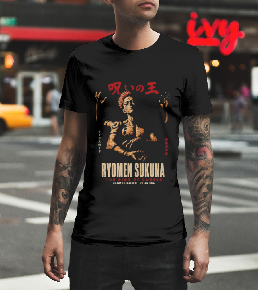 Ryomen Sukuna The King Of Curses Jujutsu Kaisen Cursed Heian Era T-Shirt