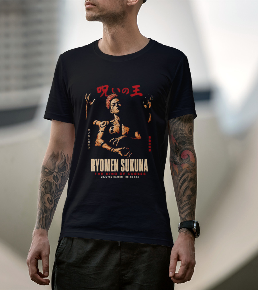Ryomen Sukuna The King Of Curses Jujutsu Kaisen Cursed Heian Era T-Shirt