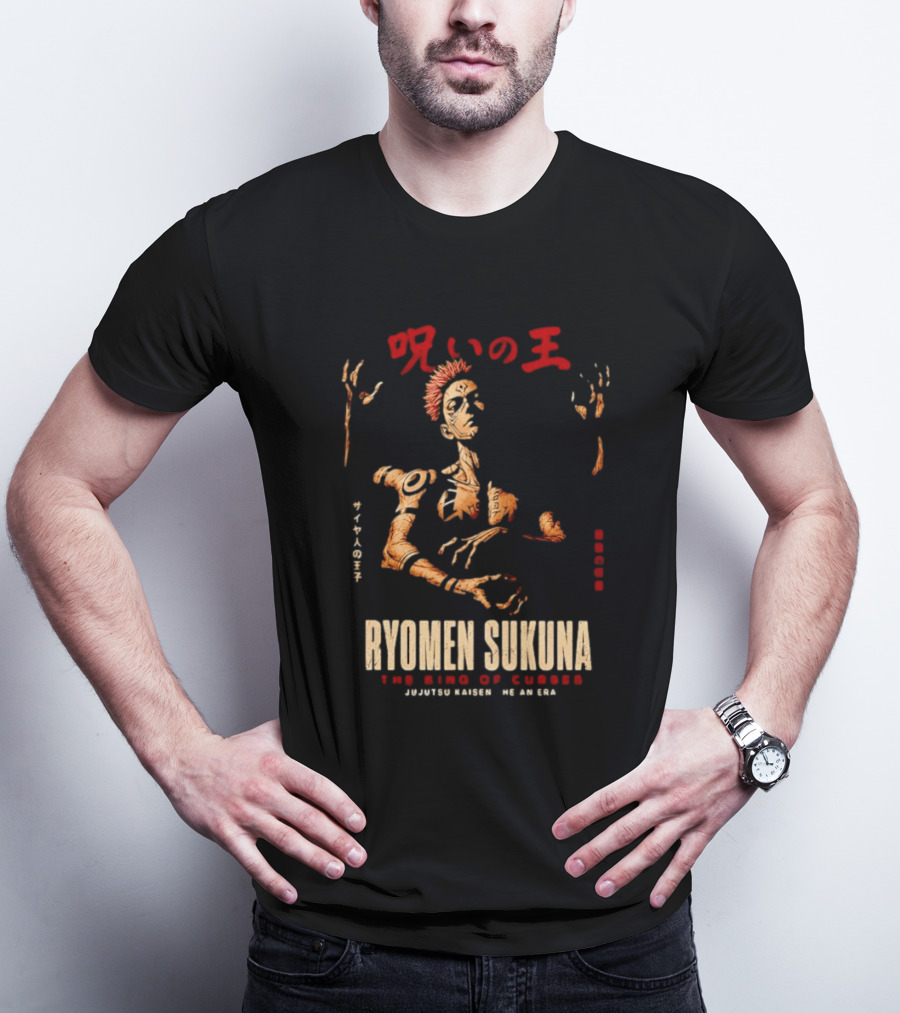 Ryomen Sukuna The King Of Curses Jujutsu Kaisen Cursed Heian Era T-Shirt