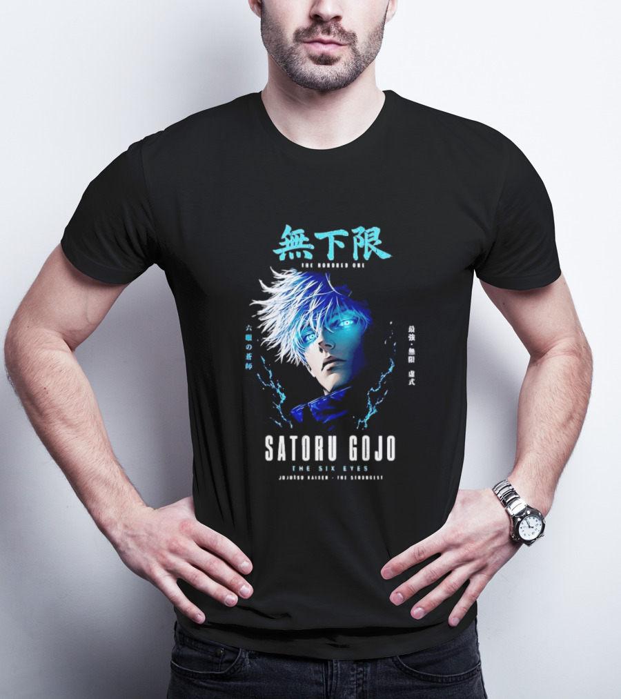 Satoru Gojo The Six Eyes Jujutsu Kaisen The Honored One T-Shirt