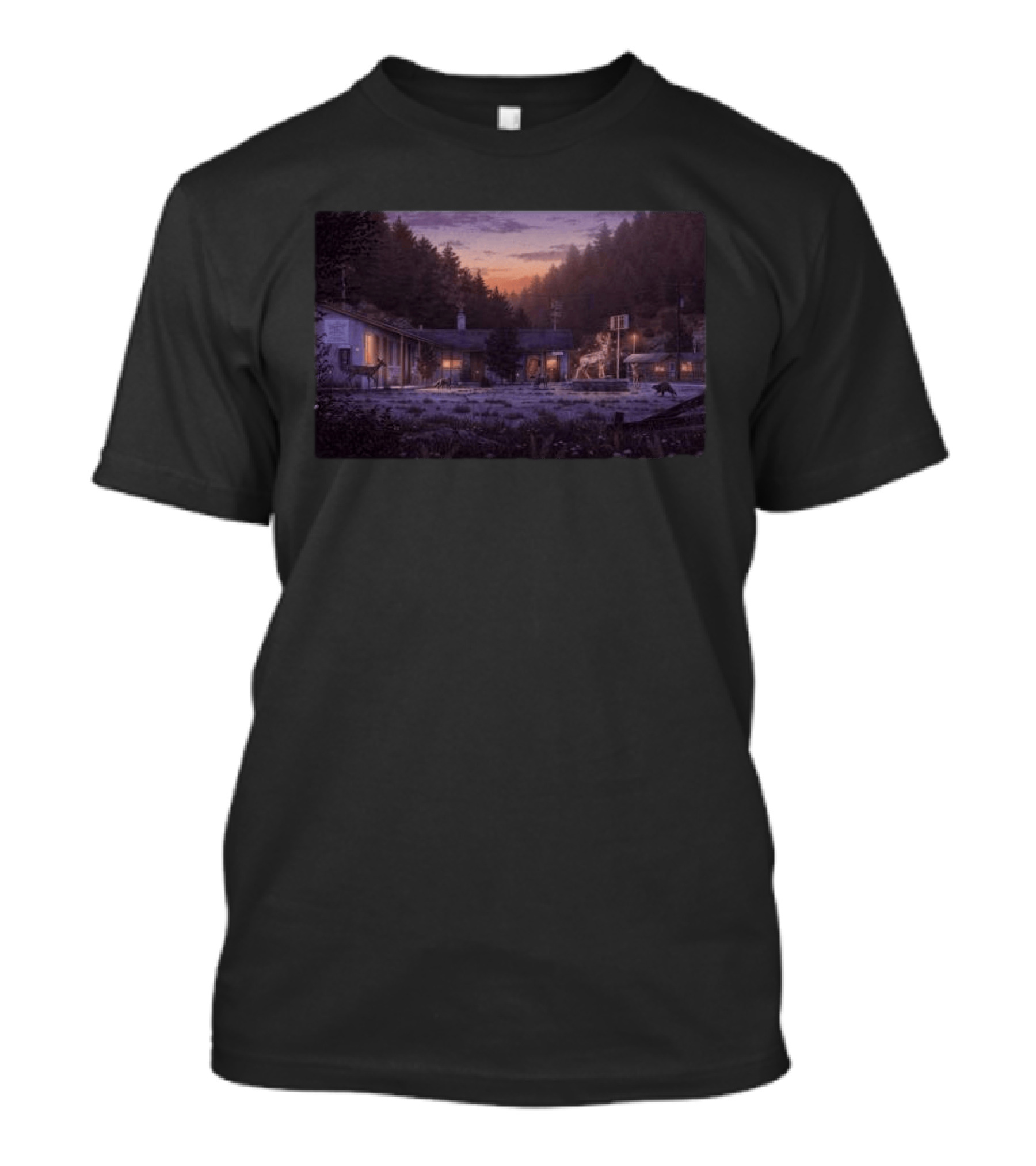 The Head And The Heart Red Rocks CO July 15 16 2026 Motel Sunset Forest Deer T-Shirt