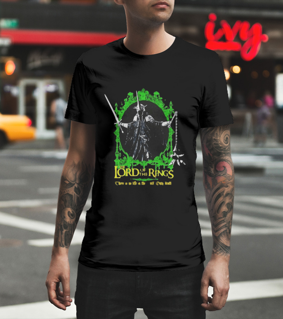The Lord Of The Rings Witch King Of Angmar No Life In The Void Only Death T-Shirt