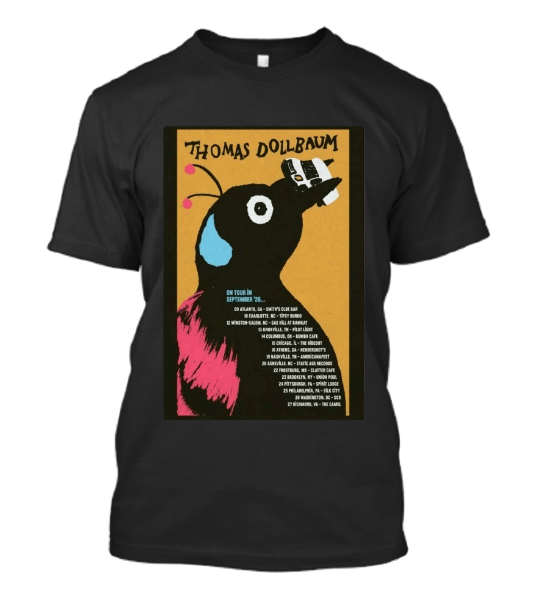 Thomas Dollbaum 2026 Tour September Concert Dates And Cities List T-Shirt
