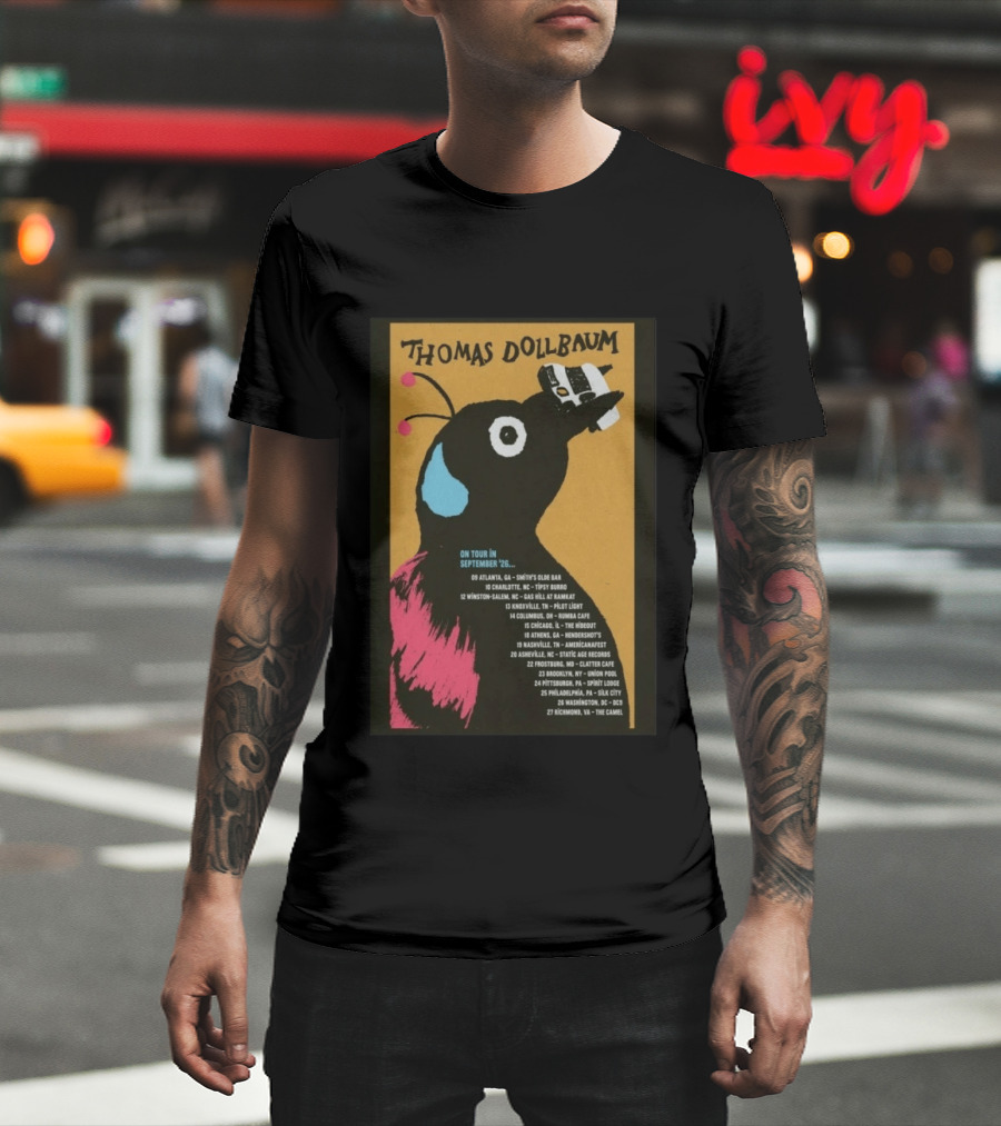 Thomas Dollbaum 2026 Tour September Concert Dates And Cities List T-Shirt