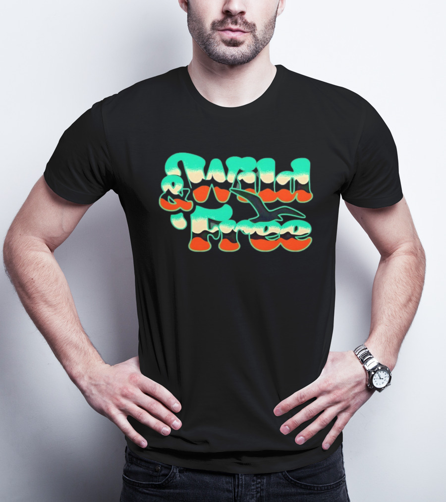 Wild And Free Bird Flight T-Shirt