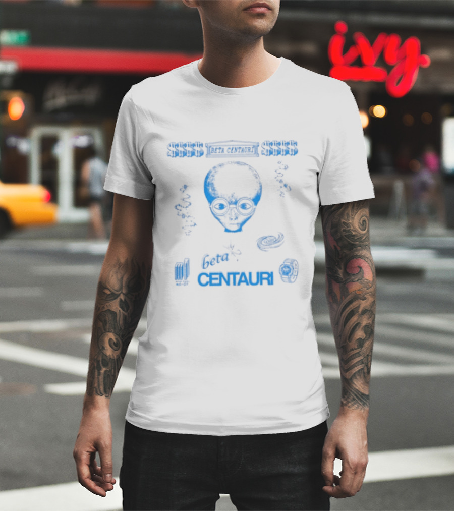 Beta Centauri Mondo Trasho Alien Space Adventure T-Shirt