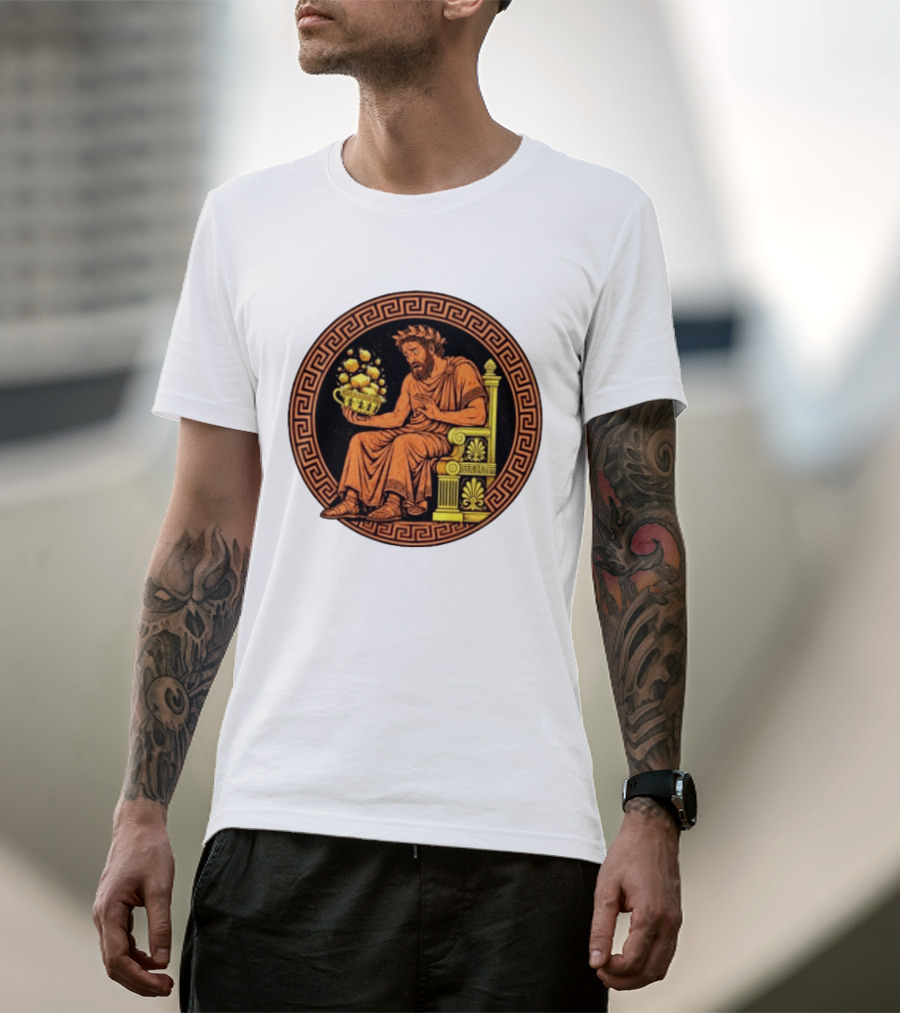 King Midas Ancient Greek Mythology Gold Transformative Touch T-Shirt
