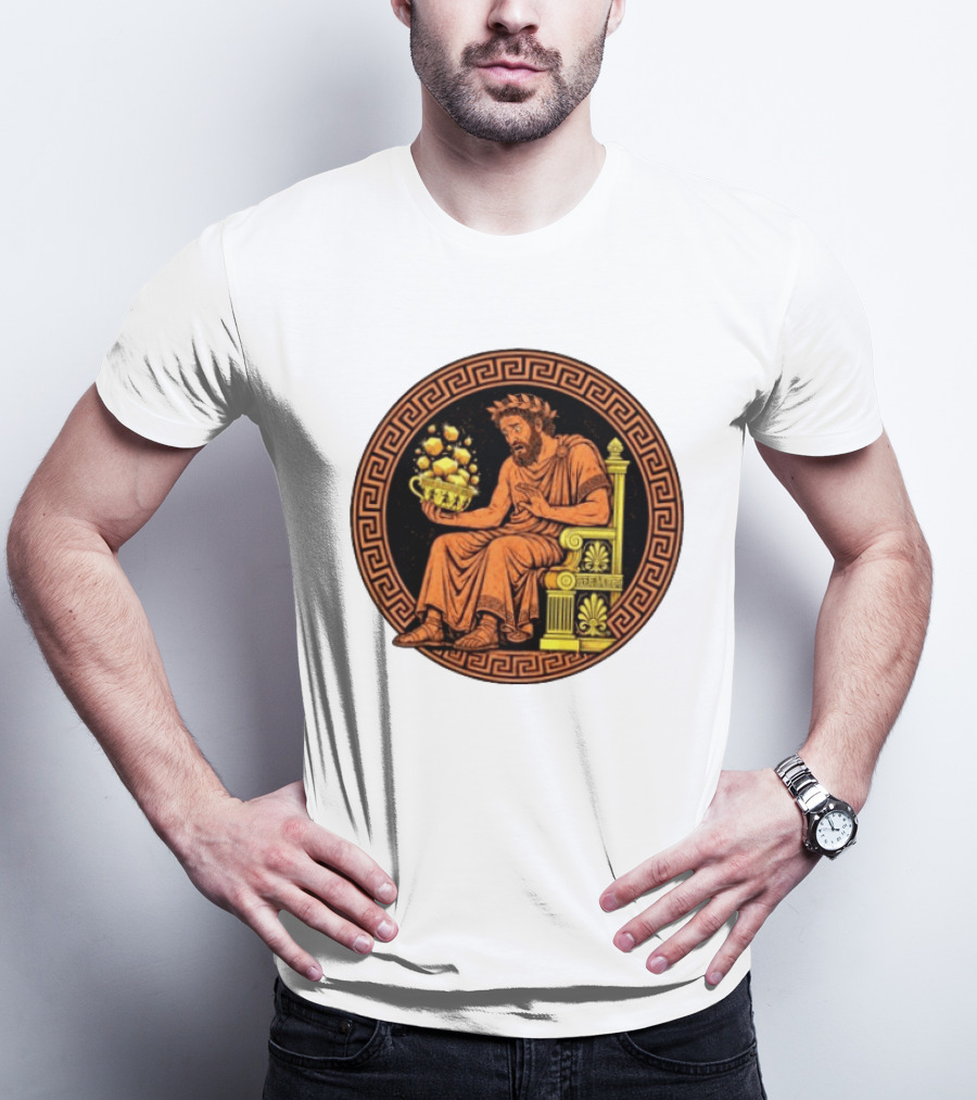 King Midas Ancient Greek Mythology Gold Transformative Touch T-Shirt