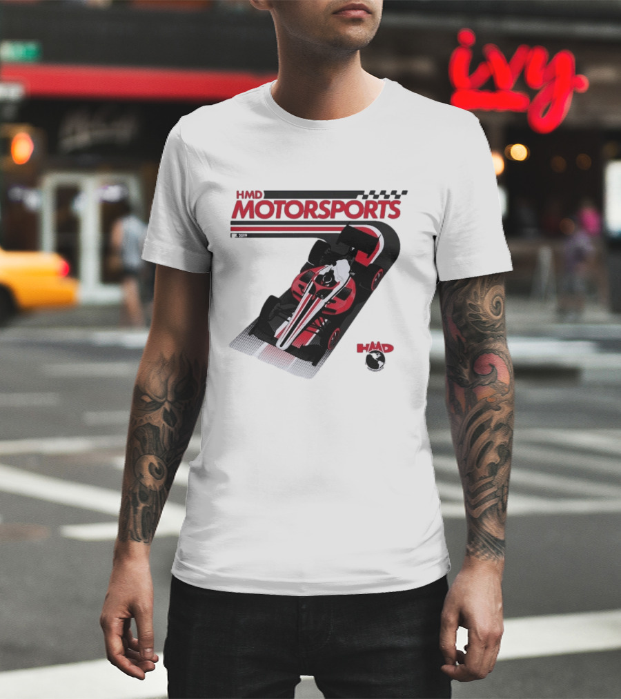 HMD Motorsports Indy NXT 2026 Racing Car T-Shirt