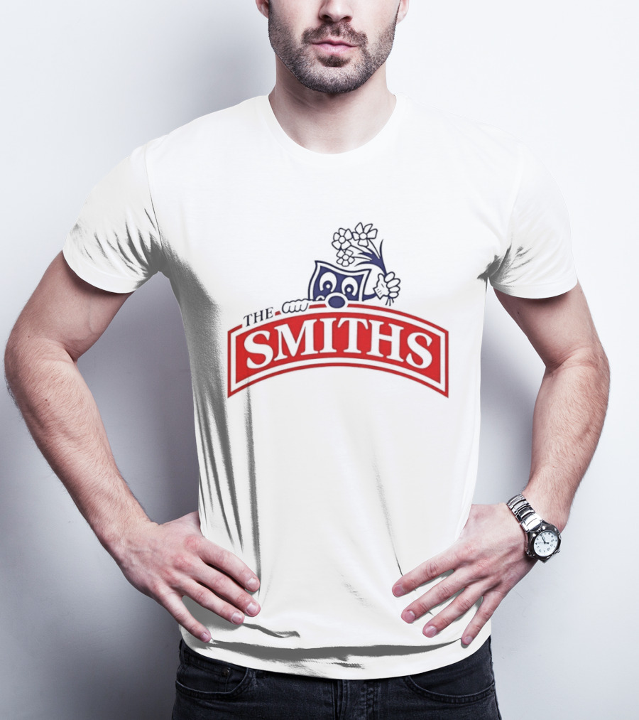 The Smiths Band Indie Rock Morrissey Sneaky Pete Peeking Lilac Daisies T-Shirt