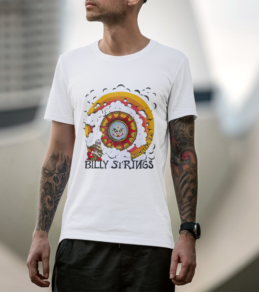 Billy Strings Sun Face Summer 2026 Tour T-Shirt