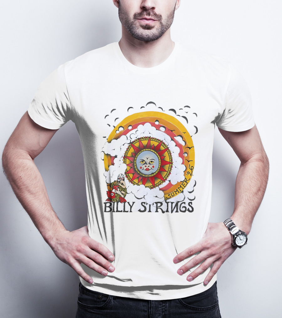 Billy Strings Sun Face Summer 2026 Tour T-Shirt