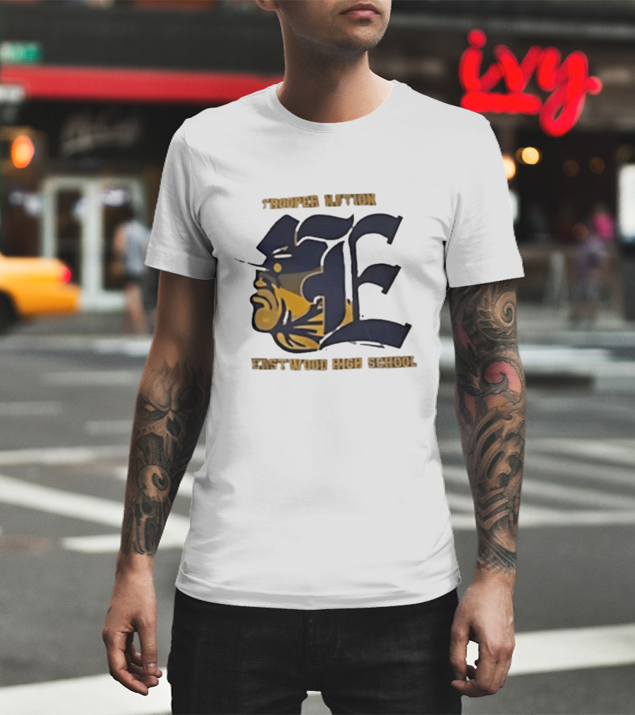 Trooper Nation Eastwood High School Football FE T-Shirt
