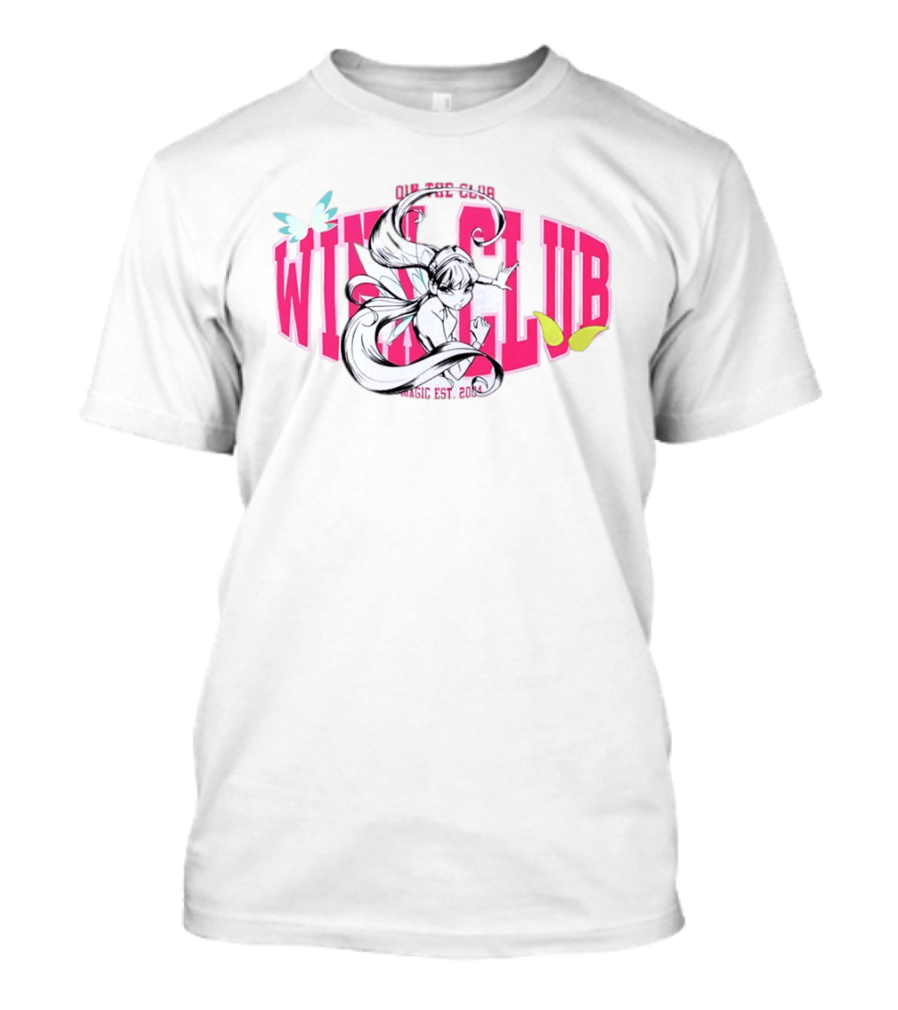 Winx Club Join The Club Magic Est 2004 Butterfly T-Shirt