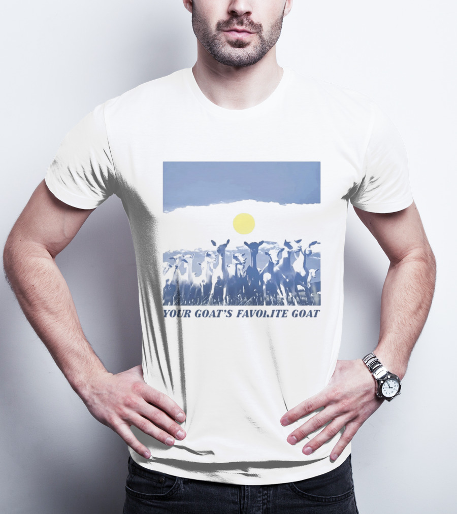 YOUR GOAT'S FAVORITE GOAT Moonlit Pasture T-Shirt