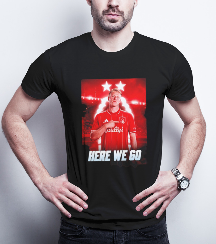 Xaver Schlager Nottingham Forest Here We Go Soccer Edition T-Shirt