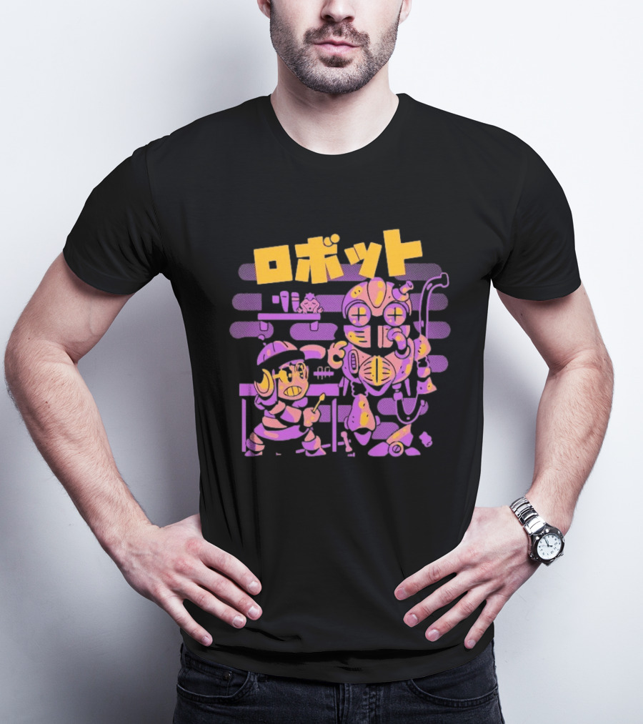 Fixing A Friend Sketchdemao Robot Workshop Japanese T-Shirt