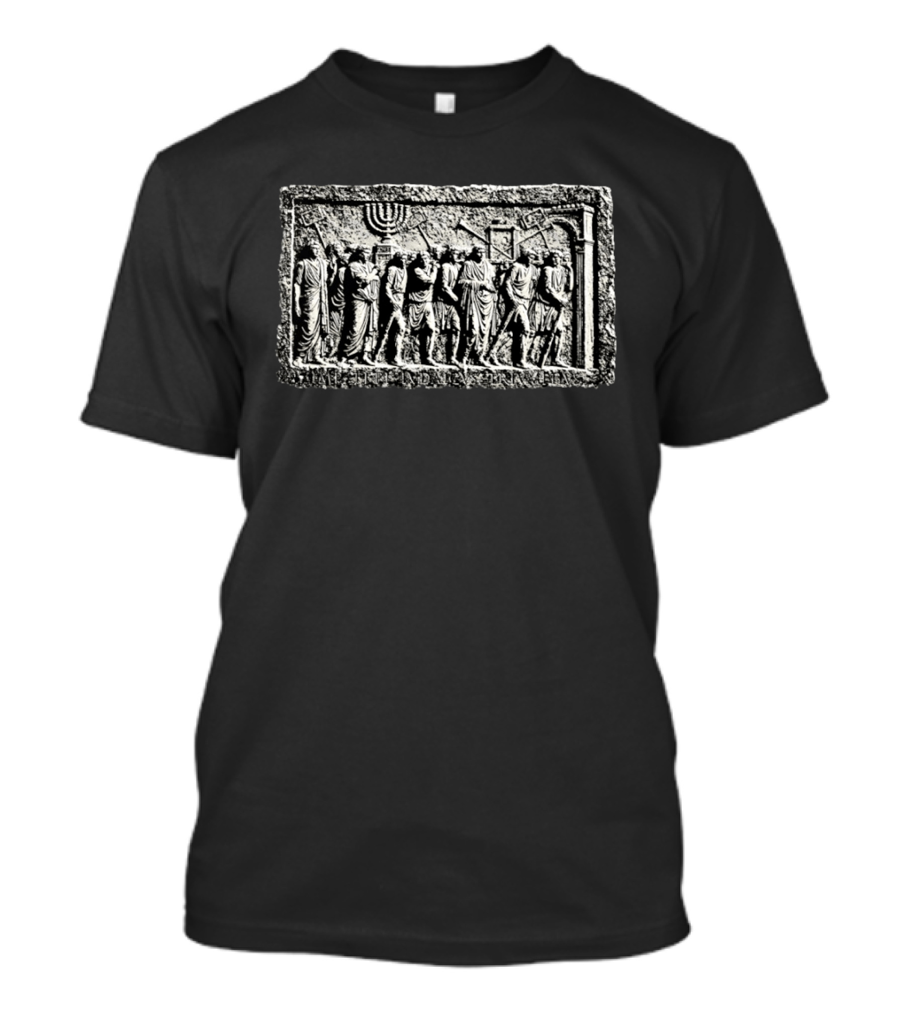 Imp Titi Iudaicvs Roman Relief Ancient Menorah Arch Triumph T-Shirt