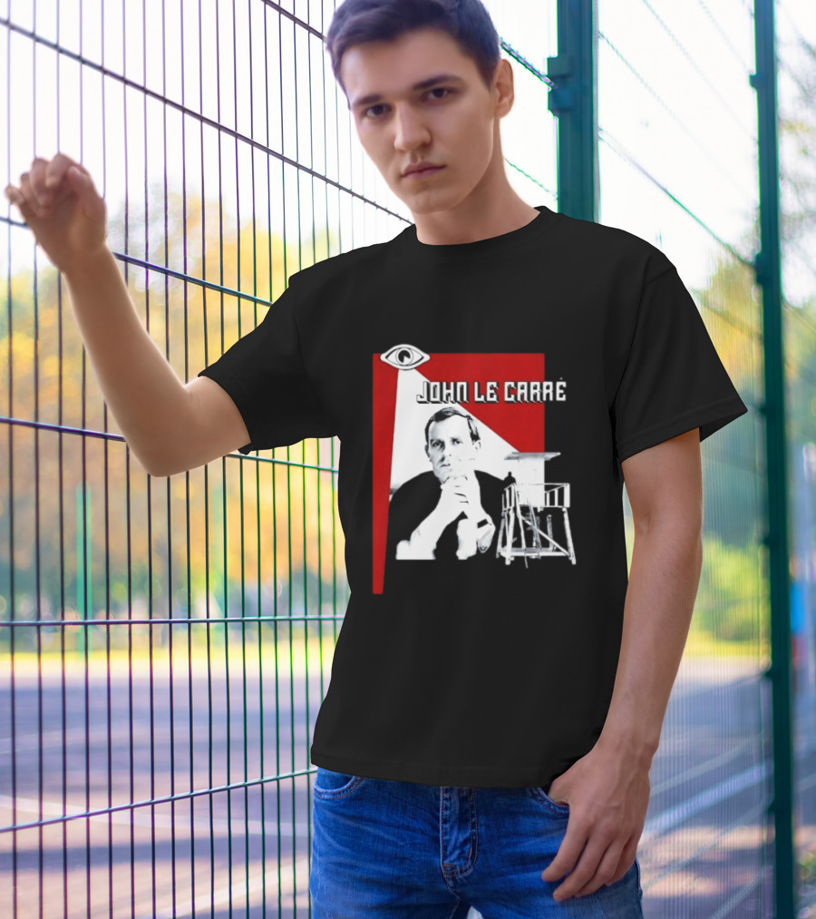 John Le Carré Spy Fiction Author Espionage Tower T-Shirt