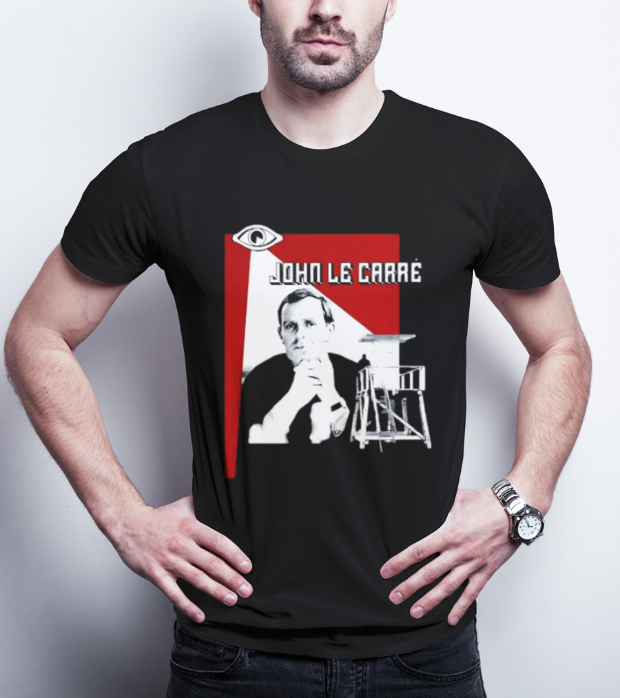 John Le Carré Spy Fiction Author Espionage Tower T-Shirt
