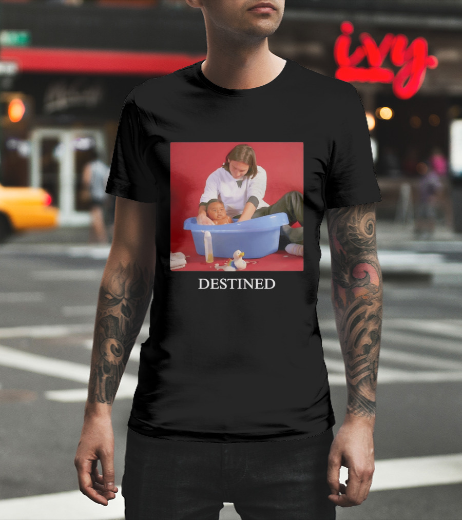 Lionel Messi Lamine Yamal Baby Bath Destined T-Shirt